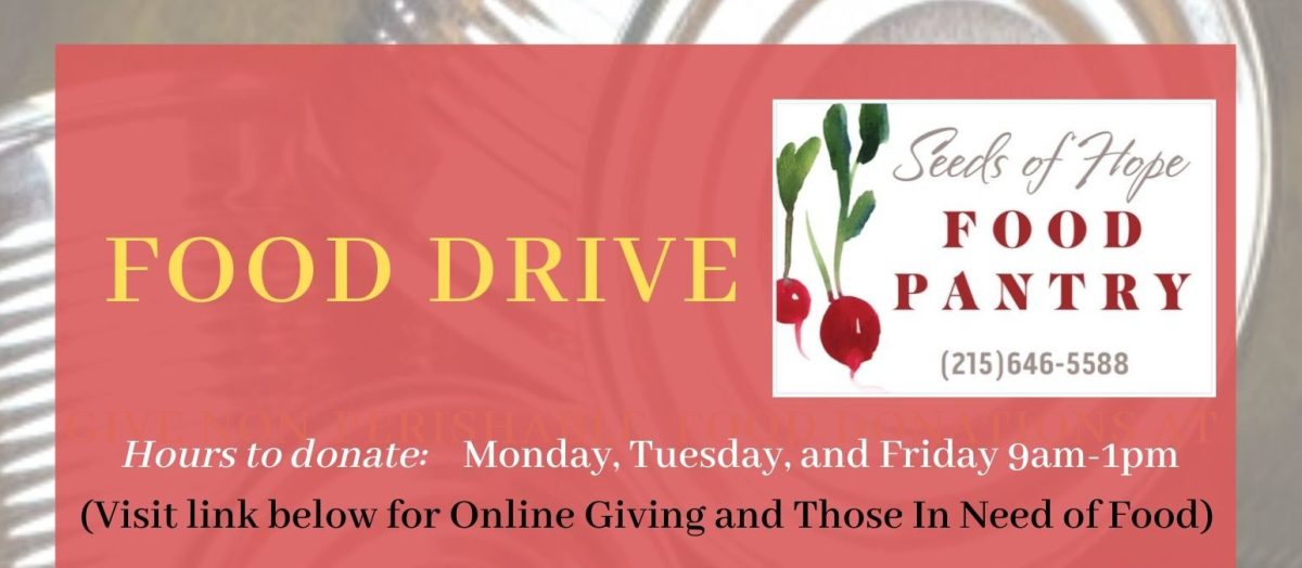 FOOD DRIVE: Feed the ‘Seeds of Hope’ Food Pantry – Plants Power Purpose